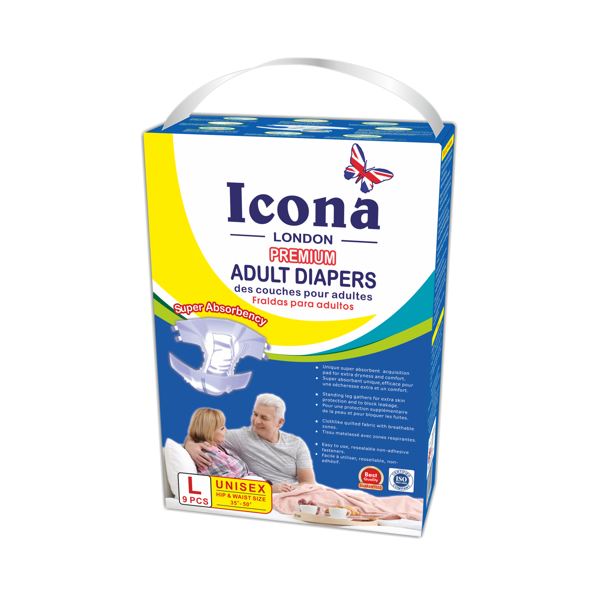 Premium Adult Diapers Large Size – Icona London
