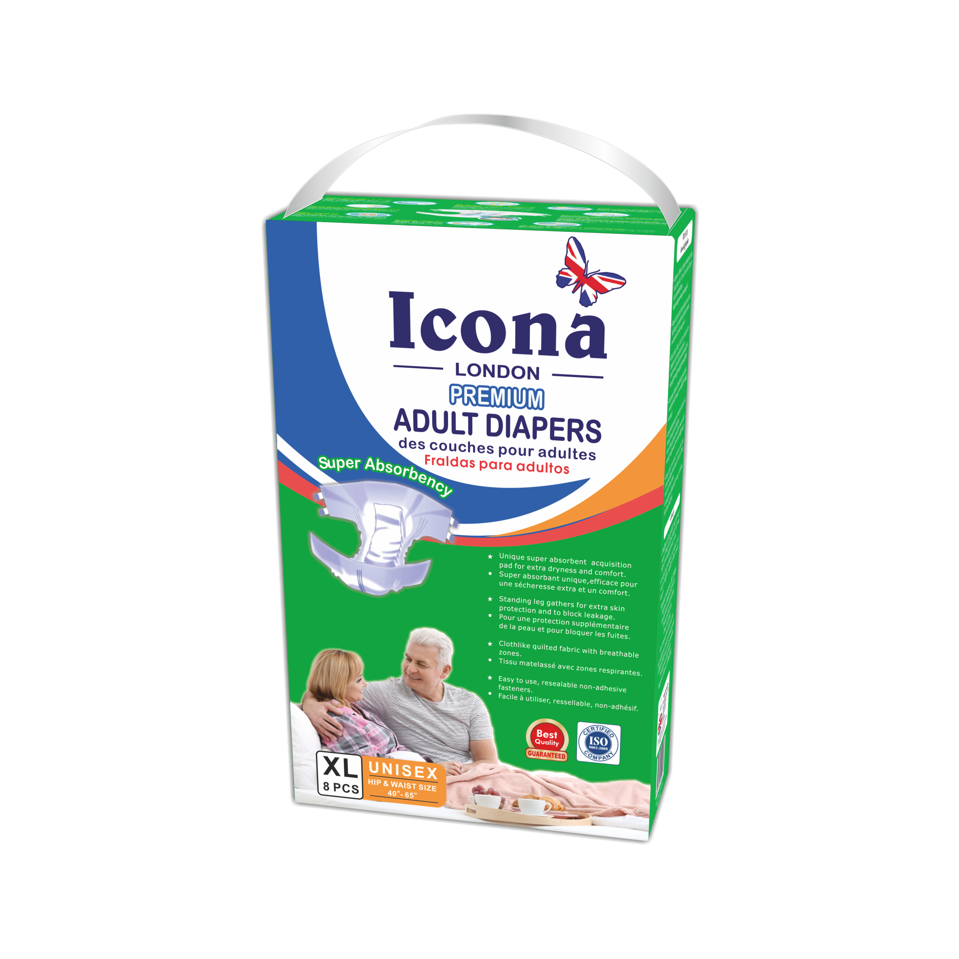 Premium Adult Diapers Extra Large Size – Icona London