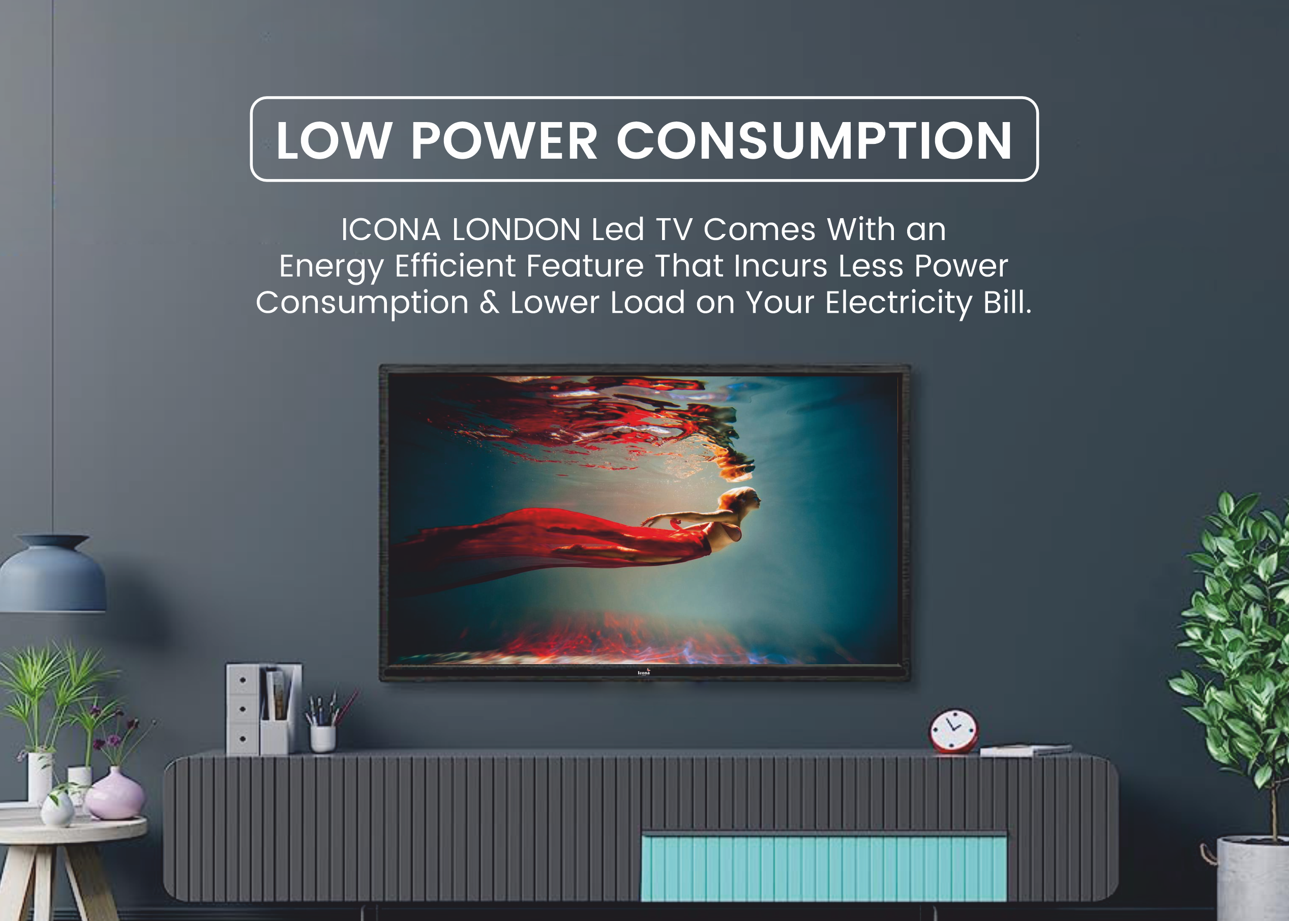 Icona London 80 cm (32 inch) HD Ready LED TV with A+ Grade Panel