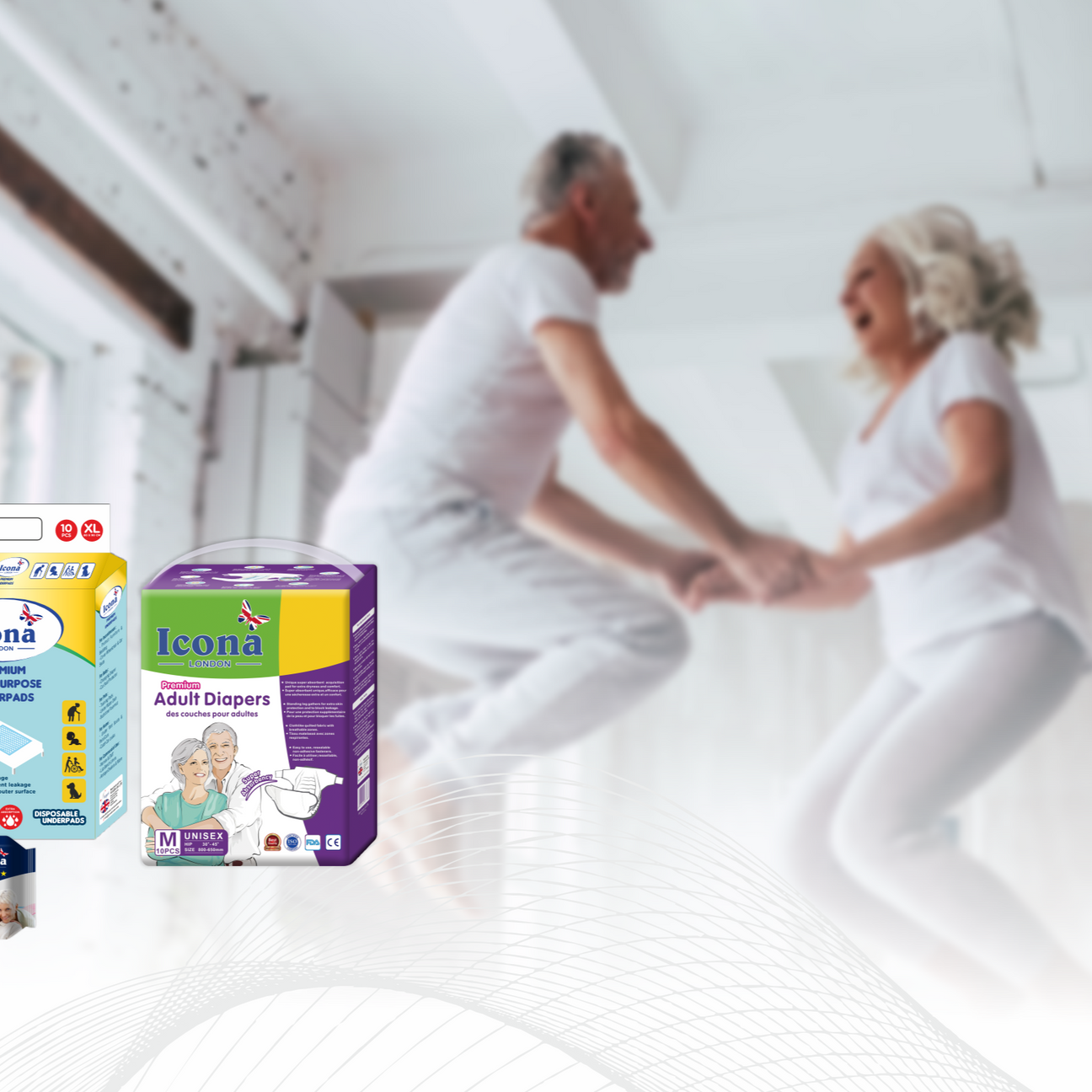 Premium Adult Diapers Large Size – Icona London