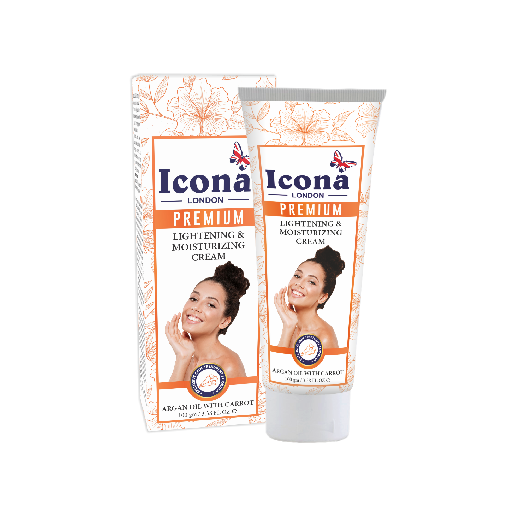 Premium Lightening Moisturizing Cream (Carrot) – Icona London