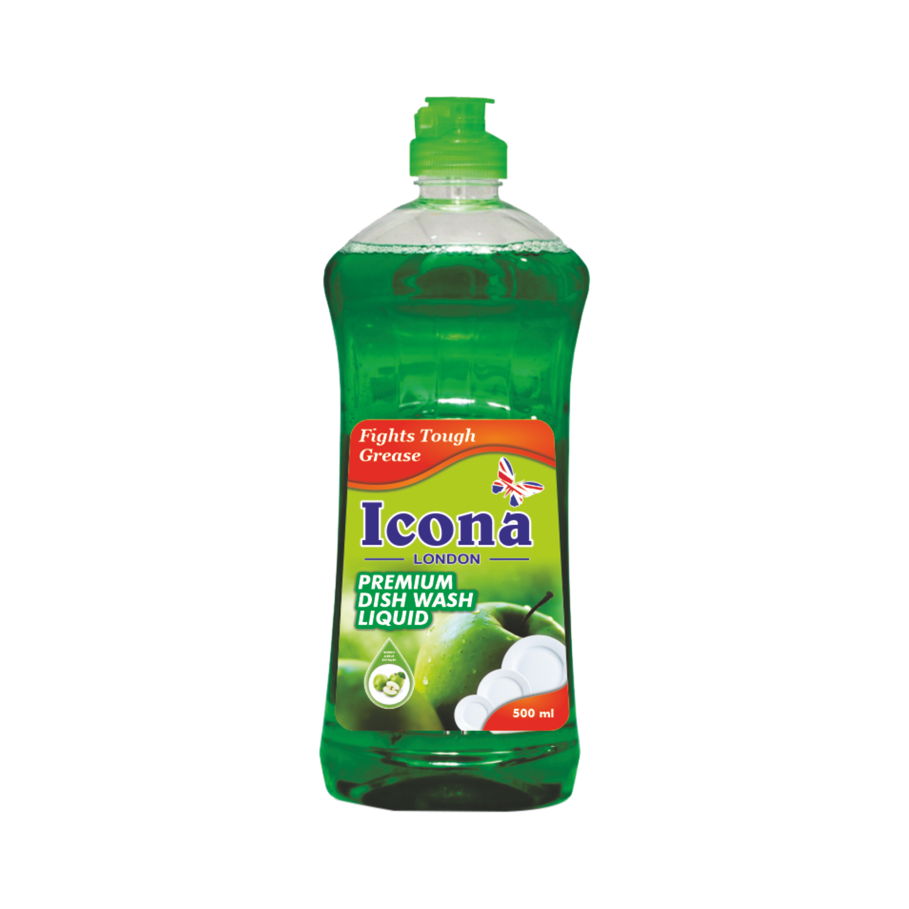 Premium Dish Wash Liquid (Green Apple) – Icona London