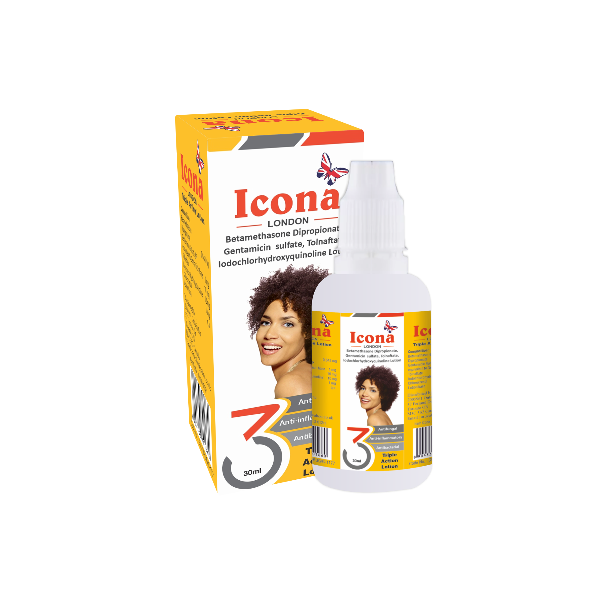 Icona London Triple Action Lotion