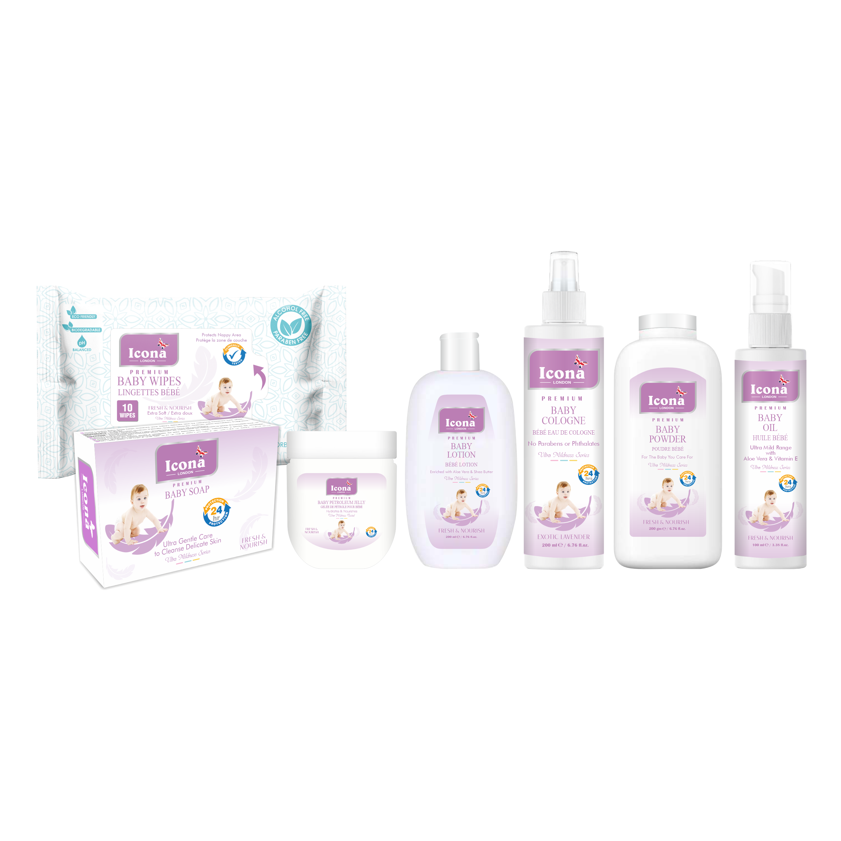 Premium Baby Care Kit (Purple) – Icona London