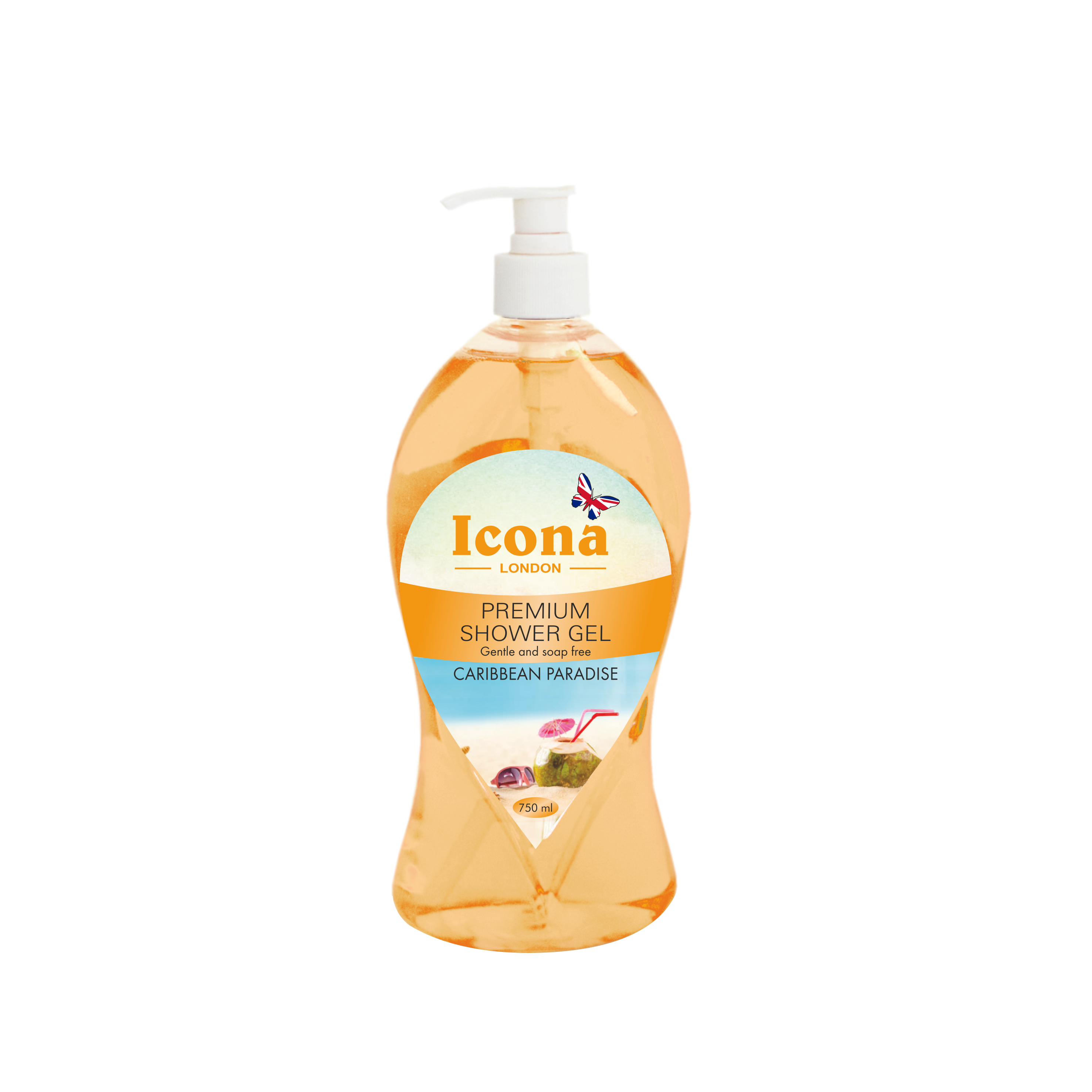 Premium Shower gel (Caribbean Paradise) – Icona London